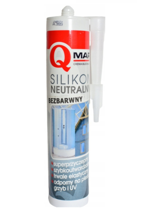 Silikon neutralny uniwersalny bezbarwny 300ml > QMAR